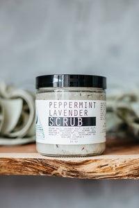 Moon Rivers Naturals Peppermint Lavender Scrub — White Rock Soap Gallery