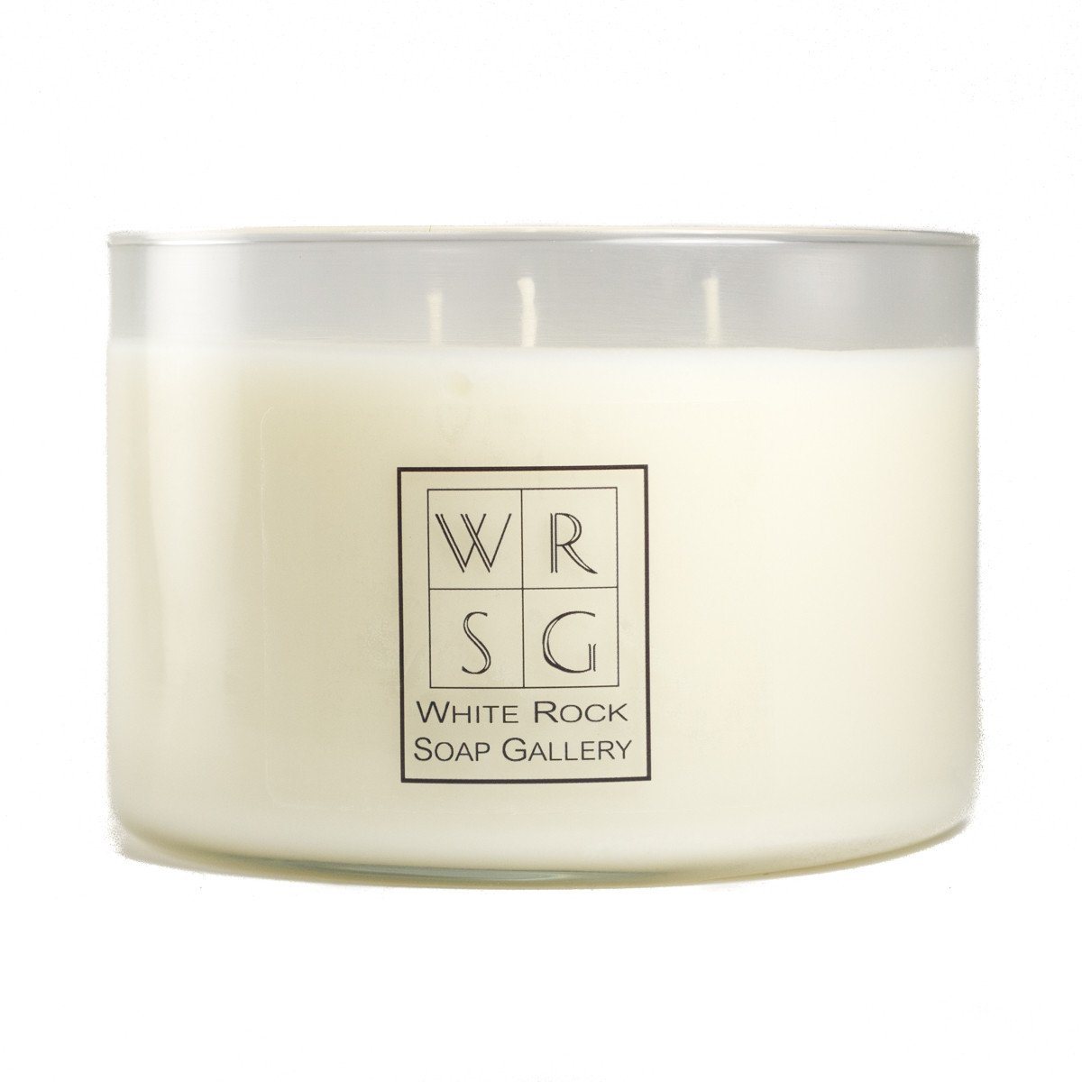Three Wick Soy Wax Candle — White Rock Soap Gallery